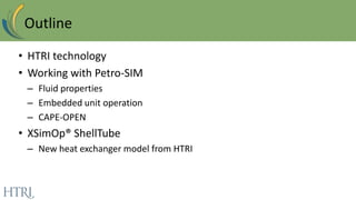 Using HTRI technology within Petro-SIM | PDF
