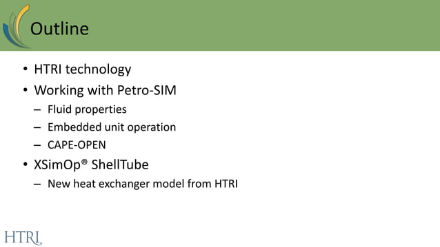 Using HTRI technology within Petro-SIM | PDF | Physics | Science