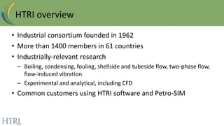 Using HTRI technology within Petro-SIM | PDF