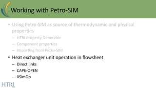 Using HTRI technology within Petro-SIM | PDF