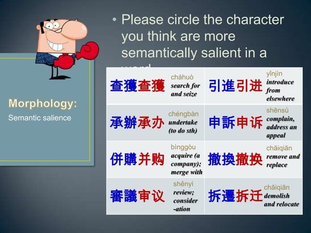 07 Radical:human related-4b_legs_morphology_v-o_v-c_serial-verbs | PPT