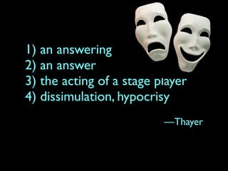 "You Are a Hypocrite!" | PDF