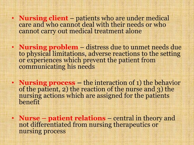 Ida Jean Orlando’s Nursing Process Theory | PPTX | First Aid | Injuries