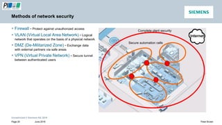 Industry 4 network design and security - Peter Brown | PPT