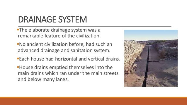 Indus Valley Civilization Drainage System