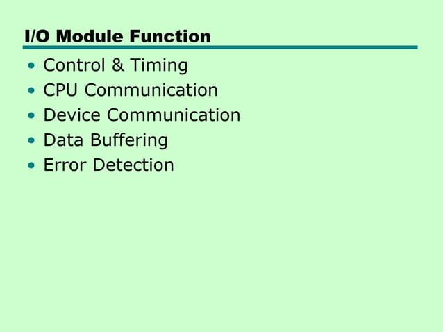 07 input output | PPT | Operating Systems | Computer Software and Applications