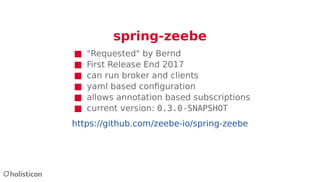 CamundaCon 2018: Using Zeebe with Spring Boot and Apache Camel (Holisticon) | PDF
