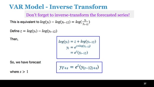 Time Series Forecasting Using Recurrent Neural Network and Vector Autoregressive Model: When and ...