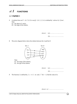 modul 1 add maths 07 | PDF | Physics | Science