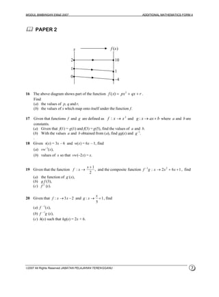 modul 1 add maths 07 | PDF | Physics | Science