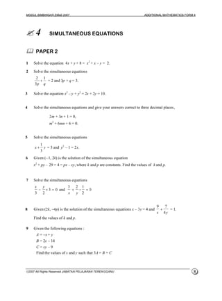 modul 1 add maths 07 | PDF | Physics | Science