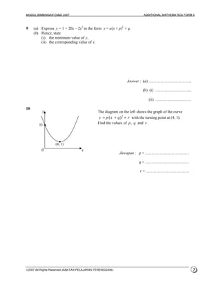 modul 2 add maths 07 | PDF | Physics | Science