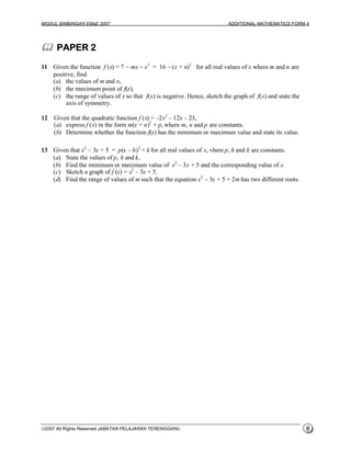 modul 2 add maths 07 | PDF | Physics | Science
