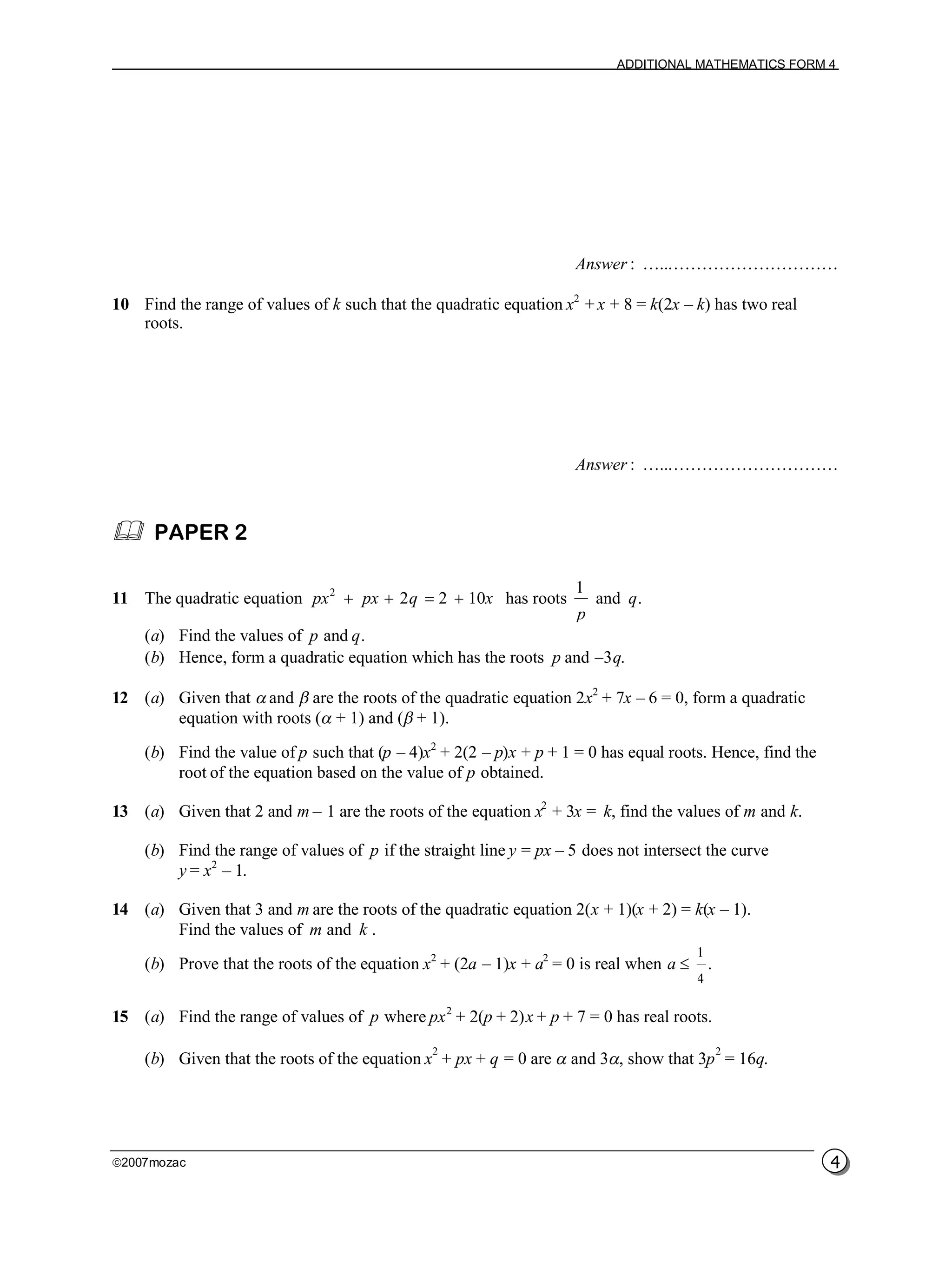 modul 2 add maths | PDF