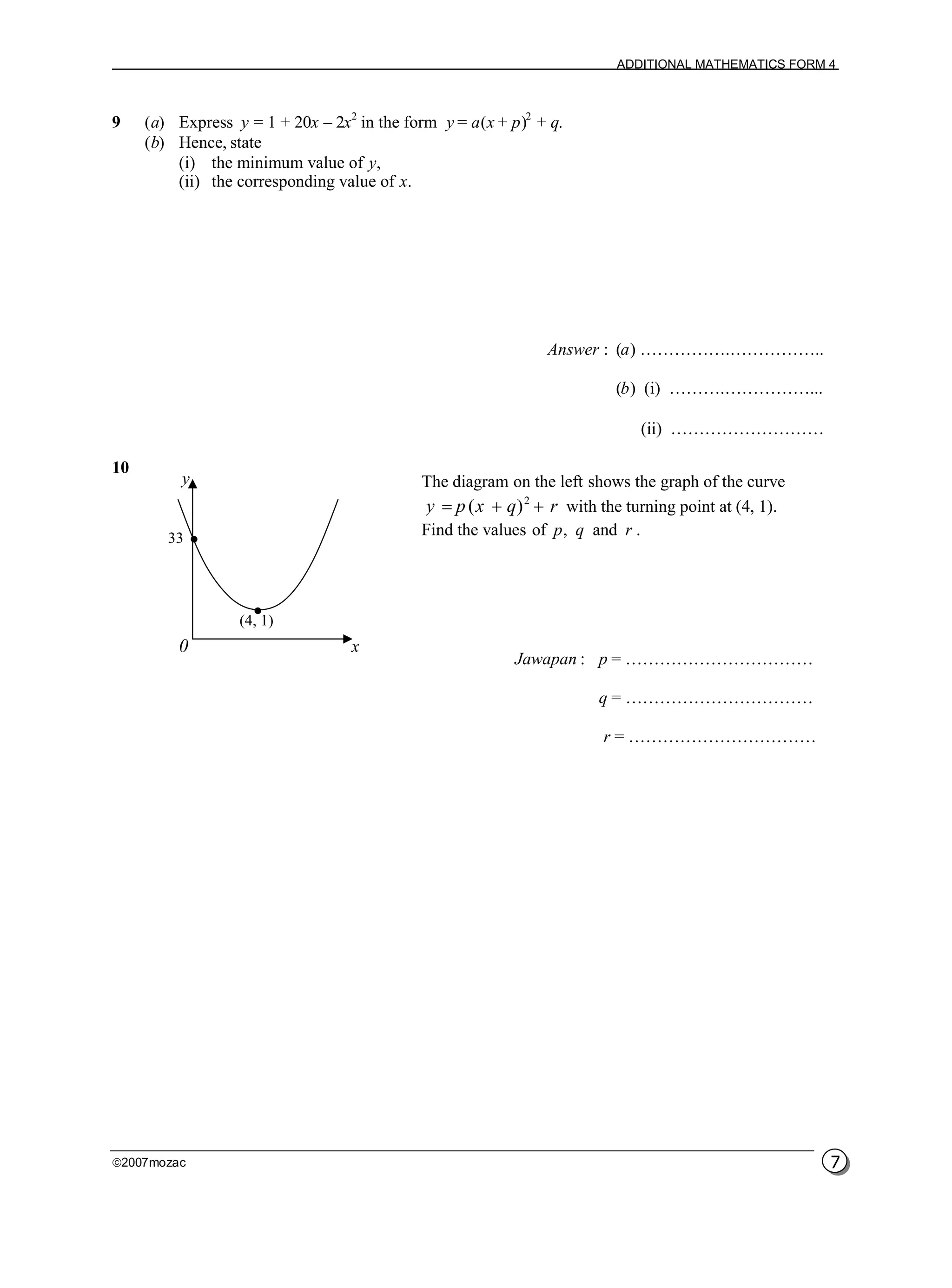 modul 2 add maths | PDF