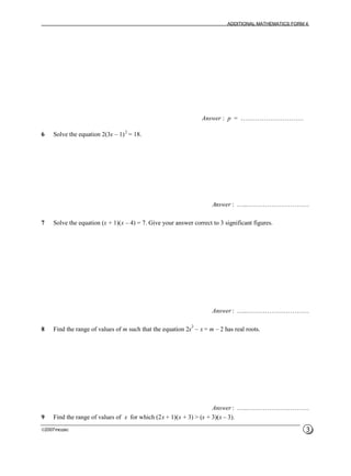 modul 2 add maths | PDF