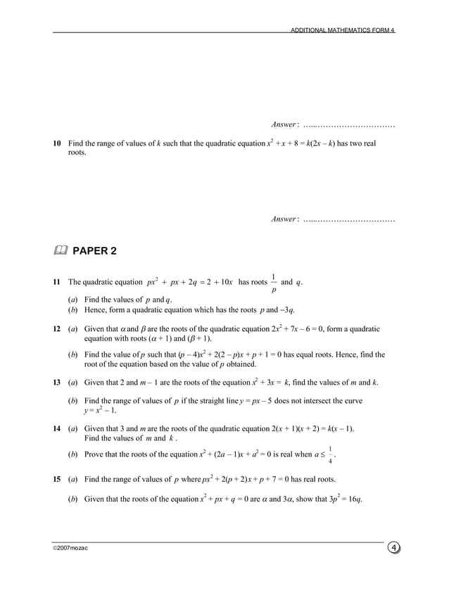 modul 2 add maths | PDF