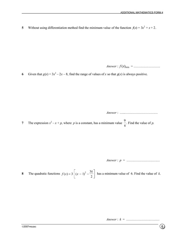 modul 2 add maths | PDF
