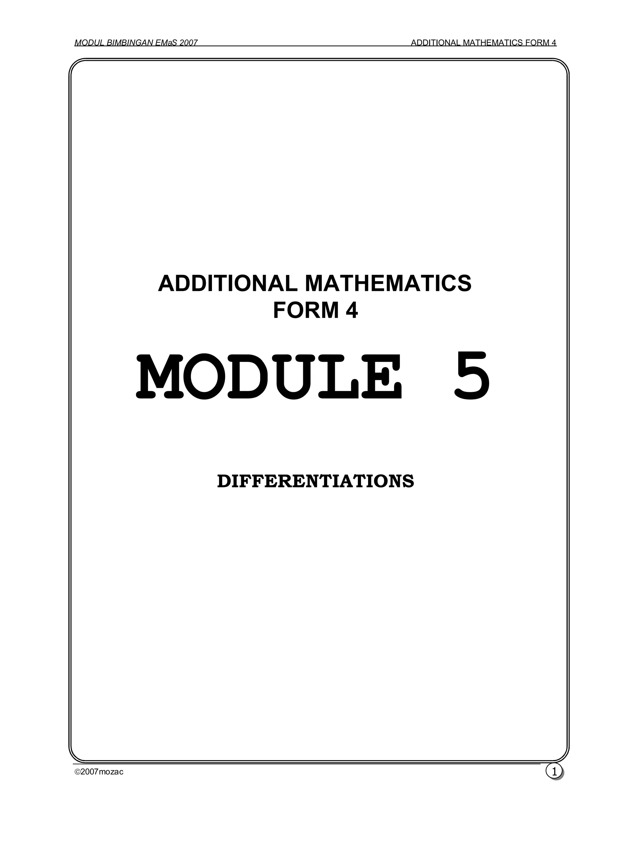 add maths module 5 | PDF | Physics | Science