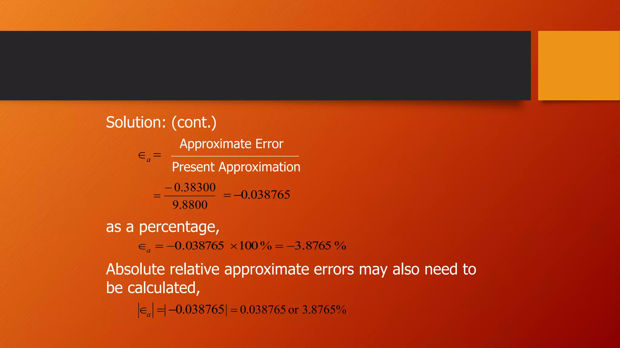 Measuring Error | PPT