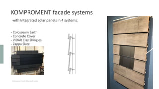 KOMPROMENT Façade Systems with Integrated Solar System | PPT
