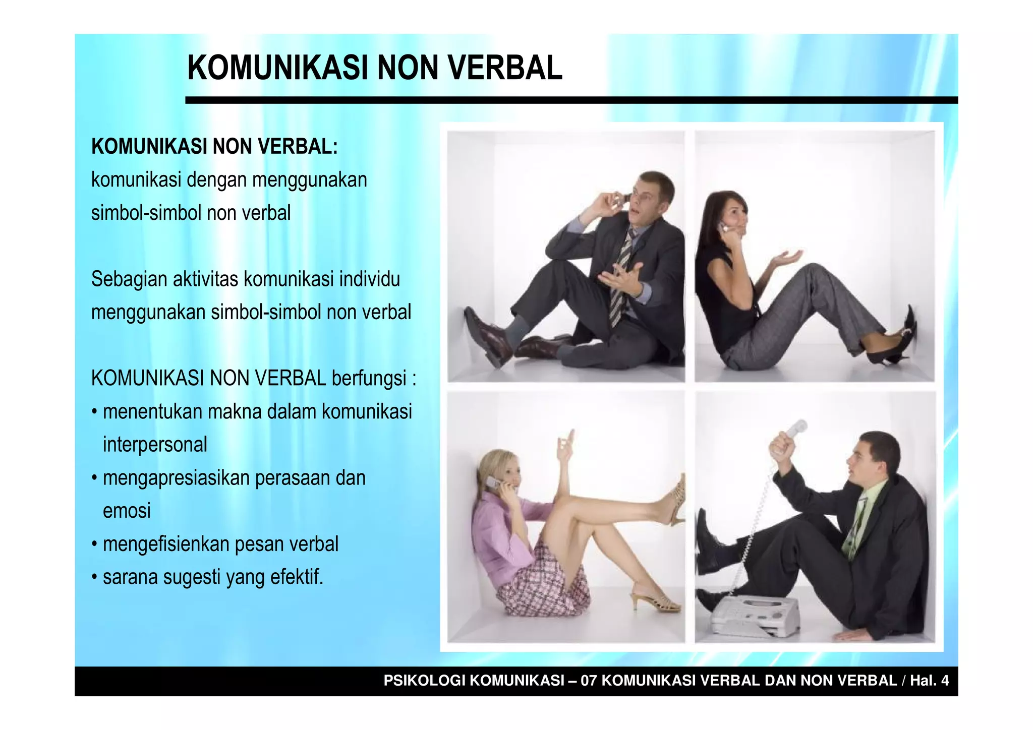07 komunikasi verbal dan non verbal v2 | PDF
