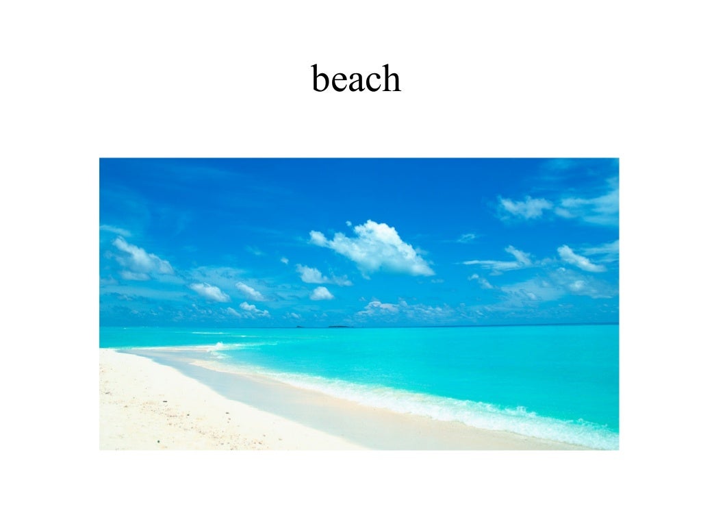 Land features: basic vocabulary