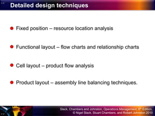 07 layout and flow_Operations Management | PPTX