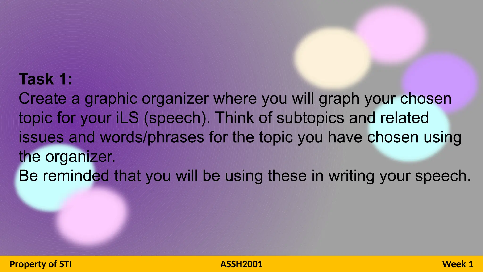 Types of speech and preparations for public speaking | PPSX