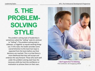 Leadership Styles | PPT