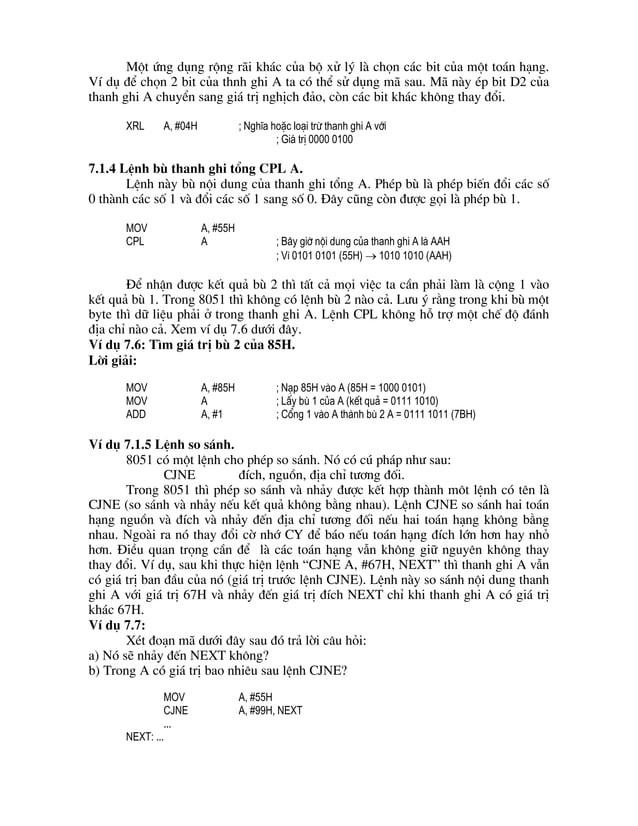 07 Lệnh Logic | PDF | Free Download