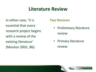07 Literature Review | PPT