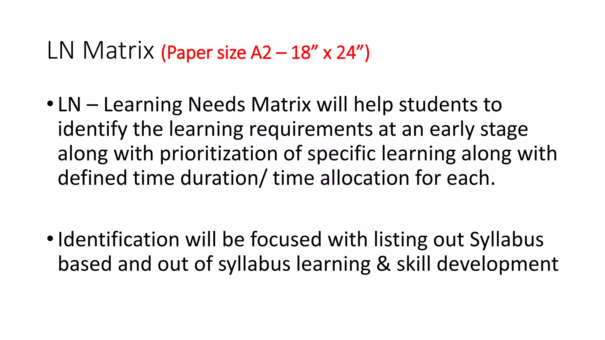 l n matrix 19/10/2016 | PDF