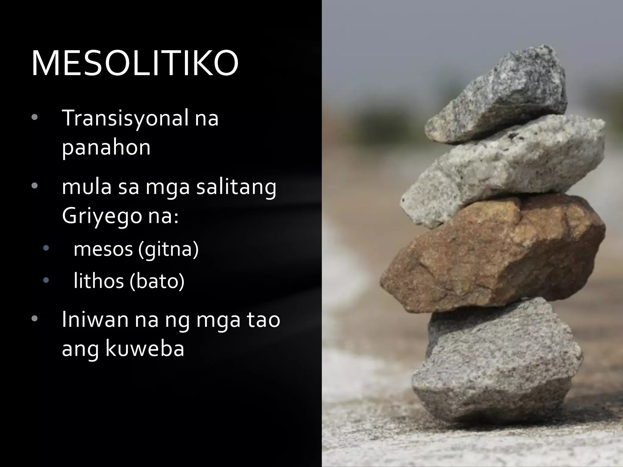 Mga Yugto ng Pag-unlad ng Kultura ng Tao sa Panahong Prehistoriko | PDF