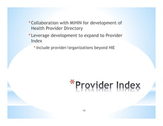Michigan HIE Model- Cynthia Edwards | PDF