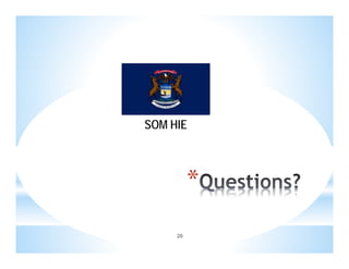 Michigan HIE Model- Cynthia Edwards | PDF