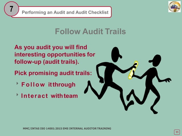 Performing an Audit (gathering objective evidence) & Audit Checklist ...