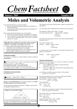 07 moles | PDF