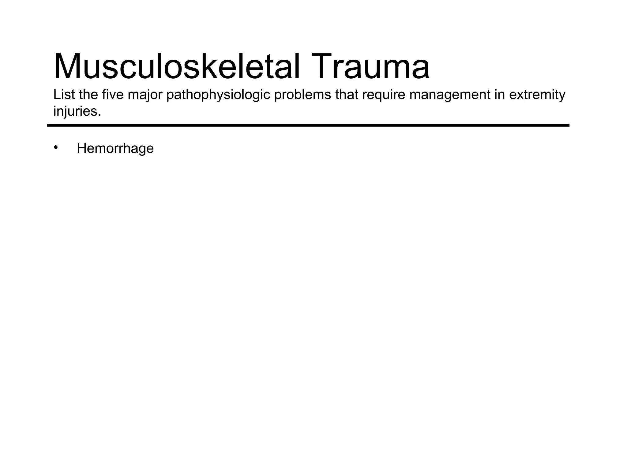 07 musculoskeletal trauma | PPT