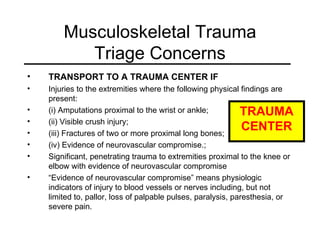 07 musculoskeletal trauma | PPT