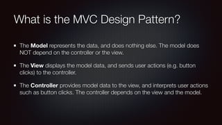 Organization Patterns: MVC | PDF | Computing | Technology & Computing