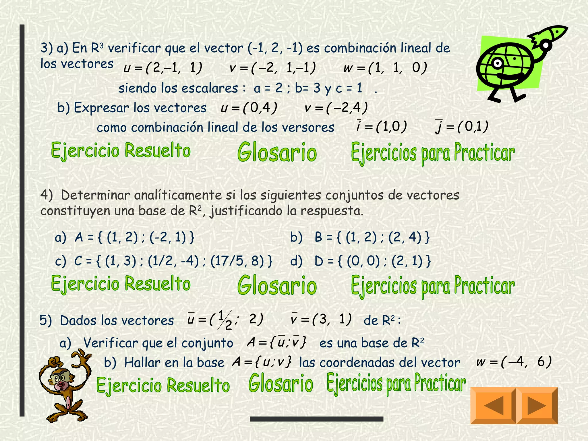 07 nociones de algebra lineal | PPT | Physics | Science