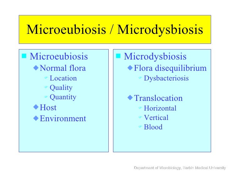 normal microbial flora