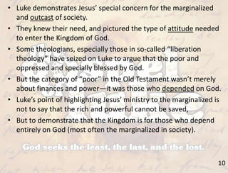 Session 07 New Testament Overview - Gospel of Luke | PPTX