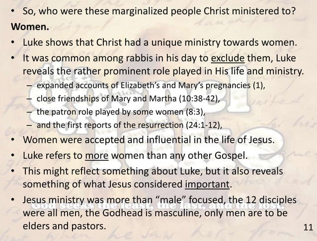 Session 07 New Testament Overview - Gospel of Luke | PPTX ...