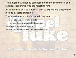 Session 07 New Testament Overview - Gospel of Luke | PPTX