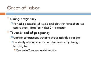 07 Onset and physiology of labor Medical final.ppt