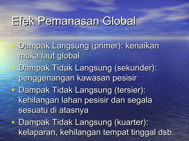 Laut dan iklim | PPT