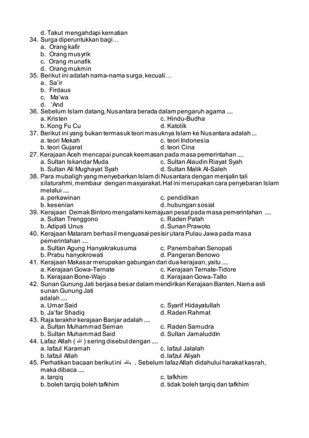 07 pai kelas 9 k13 | PDF