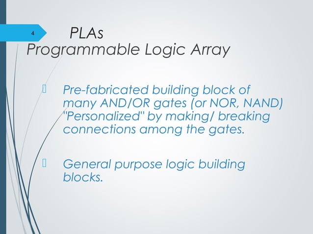 PAL And PLA ROM | PPT